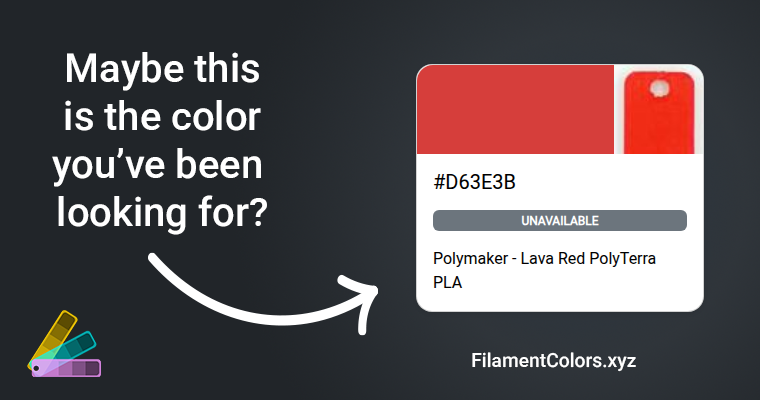 Polymaker - Lava Red PolyTerra PLA