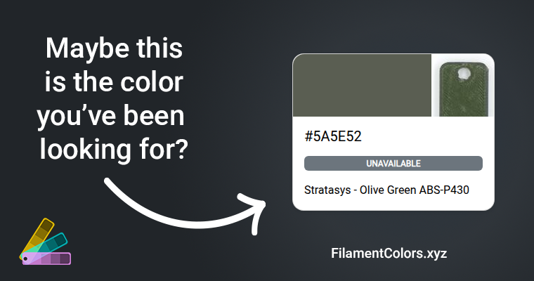 Stratasys - Olive Green ABS-P430