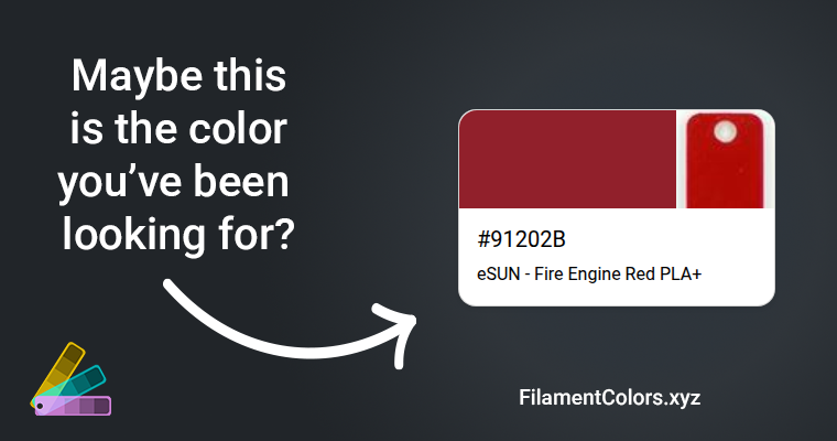eSUN - Fire Engine Red PLA+